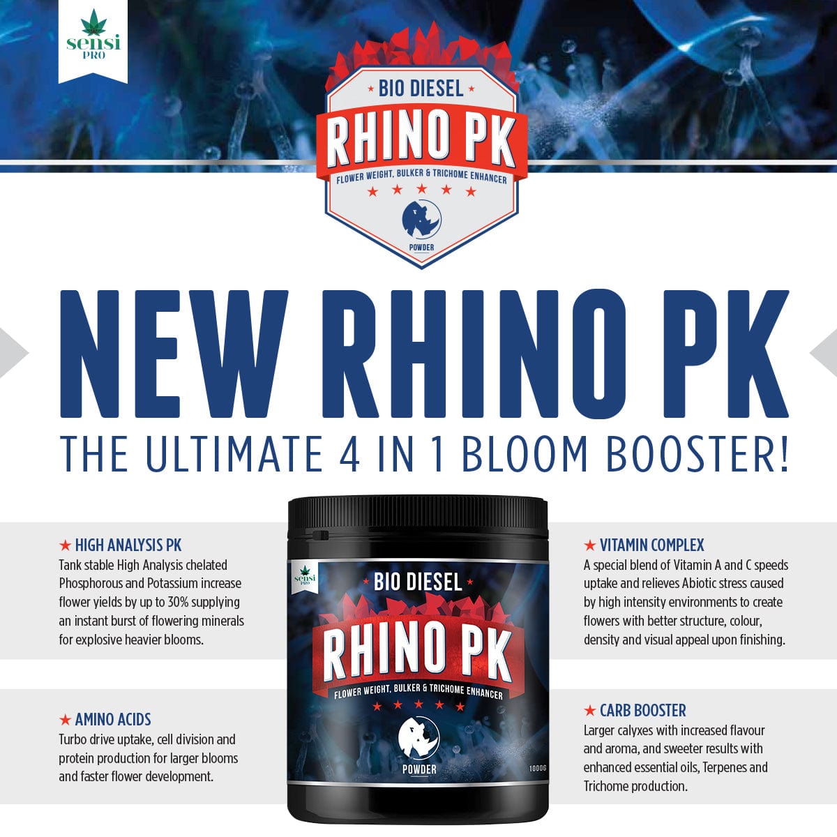 Bio Diesel Rhino PK (4-in-1 Bloom Booster)