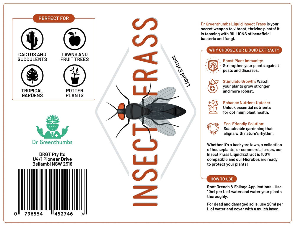 Insect Frass Liquid Microbe Extract (250ml)